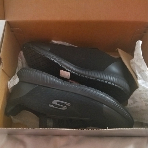 Skechers | Shoes | New In Box Skechers Work Memory Foam Wide Fit | Poshmark